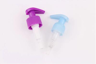 China Left-Right Locked Plastic Lotion Pump PP Material 28/410 with 1.8-2.0ml Output Capacity for sale