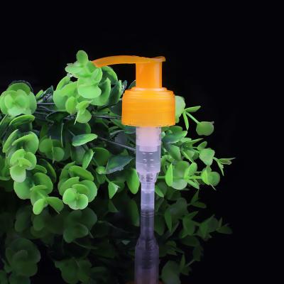 China Custom Ribbed Closure Plastic Lotion Pump PP Material 28/410 Thread with 1.8-2.0ml/T Output for sale