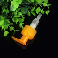 China Bright Orange Built-in Lotion Pump Eye-Catching Dispenser Pump for Shampoo and Body Wash Bottles for sale