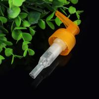 China Bright Orange Built-in Lotion Pump Eye-Catching Dispenser Pump for Shampoo and Body Wash Bottles for sale