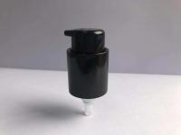 China All Black Cosmetic Pump Dispenser 24/415 with 0.35ml/t Discharge Rate and Aluminum Construction for Cosmetic Packaging for sale