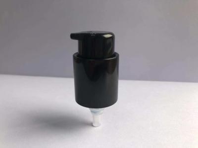 China All Black Cosmetic Pump Dispenser 24/415 with 0.35ml/t Discharge Rate and Aluminum Construction for Cosmetic Packaging for sale