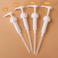 China Wholesale Food Grade PP Syrup Dispenser Pump 8cc 10cc 30cc 28mm 33mm 38mm for sale