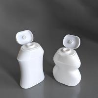 China 40ml 60ml HDPE Flip Top Cap Cosmetic Bottle Customizable Shapes for Shampoo Skincare for sale