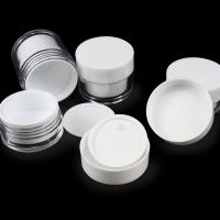 China Wholesale AS Plastic Cream Jar 15g 30g 50g for Day Cream Night Cream Skincare Products for sale