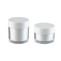 China Wholesale AS Plastic Cream Jar 15g 30g 50g for Day Cream Night Cream Skincare Products for sale