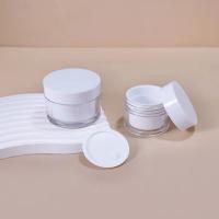 China Wholesale AS Plastic Cream Jar 15g 30g 50g for Day Cream Night Cream Skincare Products for sale