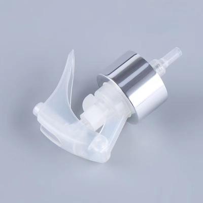 China Aluminum Circle 24/410 28/410 Plastic Mini Trigger Sprayer with Clip Lock 0.3cc for sale