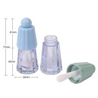 China Wholesale 4.5ml Eco-friendly Plastic Umbrella Type Lip Gloss Tube Stick for Lip Care Products for sale