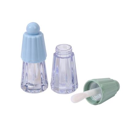 China Wholesale 4.5ml Eco-friendly Plastic Umbrella Type Lip Gloss Tube Stick for Lip Care Products for sale