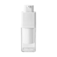 China Wholesale Square Shape 15ml 30ml 50ml Airless Pump Bottle with Rotary Lock Pump for Skincare Products for sale