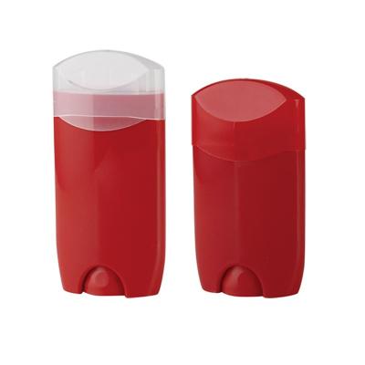 China Wholesale Custom Color 50ml 80ml PP Plastic Deodorant Tube with Silk Screen Printing Empty Cosmetic Packaging for sale
