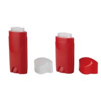 China Wholesale Custom Color 50ml 80ml PP Plastic Deodorant Tube with Silk Screen Printing Empty Cosmetic Packaging for sale