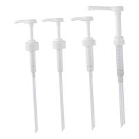 China 28mm Food Grade Plastic Pump Dispenser Leak-Proof Syrup Sauce Dispensing Pump for 750ml 1L Bottles for sale