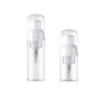 China Refillable Foam Pump Bottle with Multiple Capacity Options in Transparent PET Material for Customizable Skincare Packaging for sale