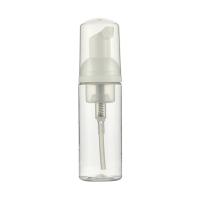 China Refillable Foam Pump Bottle with Multiple Capacity Options in Transparent PET Material for Customizable Skincare Packaging for sale