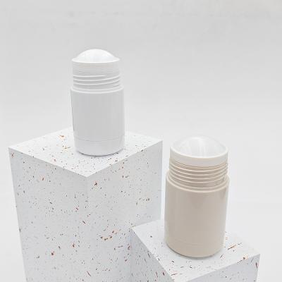 China 30g 50g Capacity Custom Color Twist-Up Mechanism Deodorant Balm Container Empty Deodorant Stick for sale