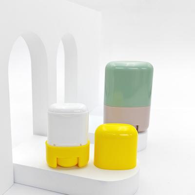 China Refillable Deodorant Stick Tube with Custom Printing and Replaceable Inner Bottle in 13g 30g 50g 75g Sizes for sale