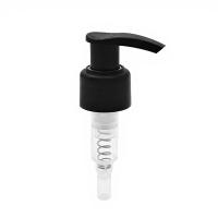 China Wholesale Matte Black Lotion Pump with Left Right Lock and On-Off Function for Cosmetic Bottles for sale