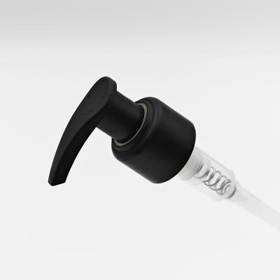 China Wholesale Matte Black Lotion Pump with Left Right Lock and On-Off Function for Cosmetic Bottles for sale