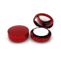 China 13g/15g Capacity ABS/PP Material Screen Printing Makeup Cosmetic Box Empty Cosmetic Compact for Foundation CC Cream for sale