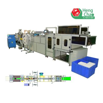 China Car Filter Cleaner Automation Equipment L400mm Air Filter Manufacturing Machine for sale