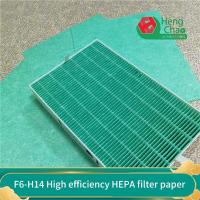 China Green H13 Melt Blown Filter Fabric Polypropylene Melt Blown Non Woven Fabric for sale