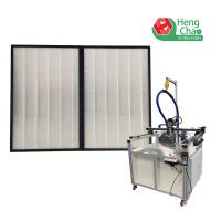 China Xyj Platform Gluing Hvac Filter Making Machine 6KW Power CE Certifacated for sale