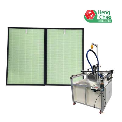 China CE 6KW Filter Cartridge Making Machine Rocker Arm Gluing HengChao Automation for sale