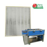 China Auto Trimmer HEPA Filter Making Machine L600mm Aluminum Alloy Profile for sale