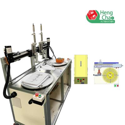 China Filter Assembly Machine D400mm Filter Cartridge Making Machine End Cover Gluing for sale