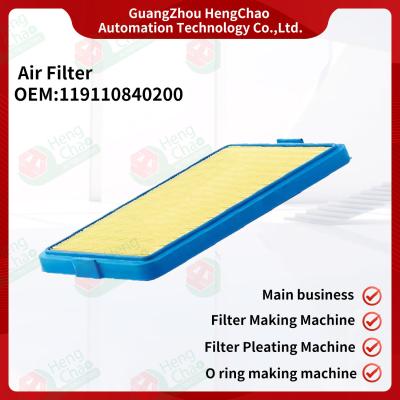 China Air Filter Manufacturing Equipment Produce Car Air Filter OEM 119110840200 for sale