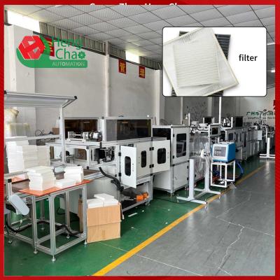 China Filter Assembling Equipment With 10S/Pcs Capacity And Range Of 150-400mm Wide for sale
