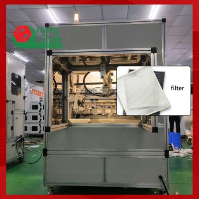 China Auto Air Conditioner Filter Element Automatic Edging Machine With Capacity 10S/Pcs for sale