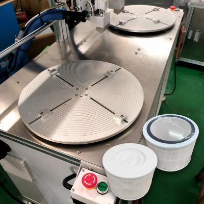 China High Efficiency Mercedes And BMW Filter Screen End Cap Sealant Making Machine for sale