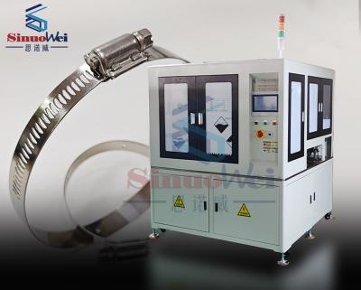 China 2 Housing Hose Clamp Machine High Production American Type Drain Hose Clamp For Washing Machine for sale