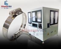 China 2 Housing Hose Clamp Machine High Production American Type Drain Hose Clamp For Washing Machine for sale