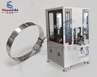 China 700pcs To 1200pcs Auto Assembly Machine German Type Hose Clamp Machine For Making Hose Clamps for sale