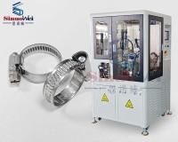 China 700pcs To 1200pcs Auto Assembly Machine German Type Hose Clamp Machine For Making Hose Clamps for sale