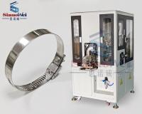 China 700pcs To 1200pcs Auto Assembly Machine German Type Hose Clamp Machine For Making Hose Clamps for sale