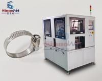 China Free Torsion 0.4 German Hose Clamp Machine Double Station Hose Banding Machine for sale