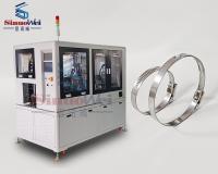 China High Performance German Hose Clamp Machine Drain Hose Clip Washing Machine With Welding for sale