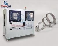 China Offset Head Hose Clamp Assembly Machine 1000 Pcs/Hour Hydraulic Pipe Clamp Machine for sale
