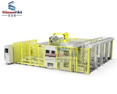 China 15PPM Square Cell Baler Power Battery Assembly Line 11000 X 8100 X 4000MM for sale