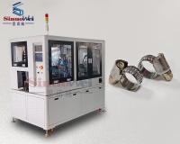 China German Type Hose Clip Assembly Hydraulic Pipe Clamp Machine Worm Gear 1000 Pcs/Hour for sale