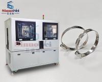 China German Type Hose Clip Assembly Hydraulic Pipe Clamp Machine Worm Gear 1000 Pcs/Hour for sale