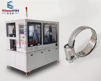 China 1000 Pcs/Hour Hose Clamp Manufacturing Machine German Type Hose Clamp Machine OEM for sale