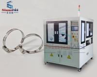 China 0.5Mpa To 0.7Mpa  Hose Clamp Machine American Type Hose Clips Worm Gear for sale