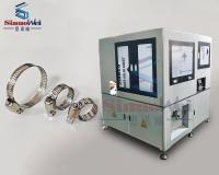 China 0.5Mpa To 0.7Mpa  Hose Clamp Machine American Type Hose Clips Worm Gear for sale