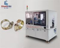 China 1 Ton British Type Hose Clamp Machine Hydraulic Pipe Clamp Pressing Machine 2600mm for sale